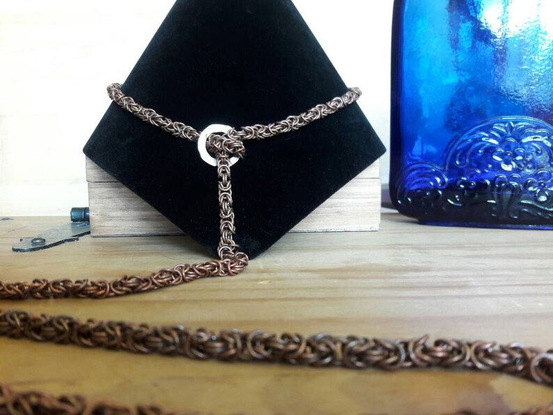 Handmade Antiqued-copper Chain Mail Cinch Belt Byzantine | Etsy