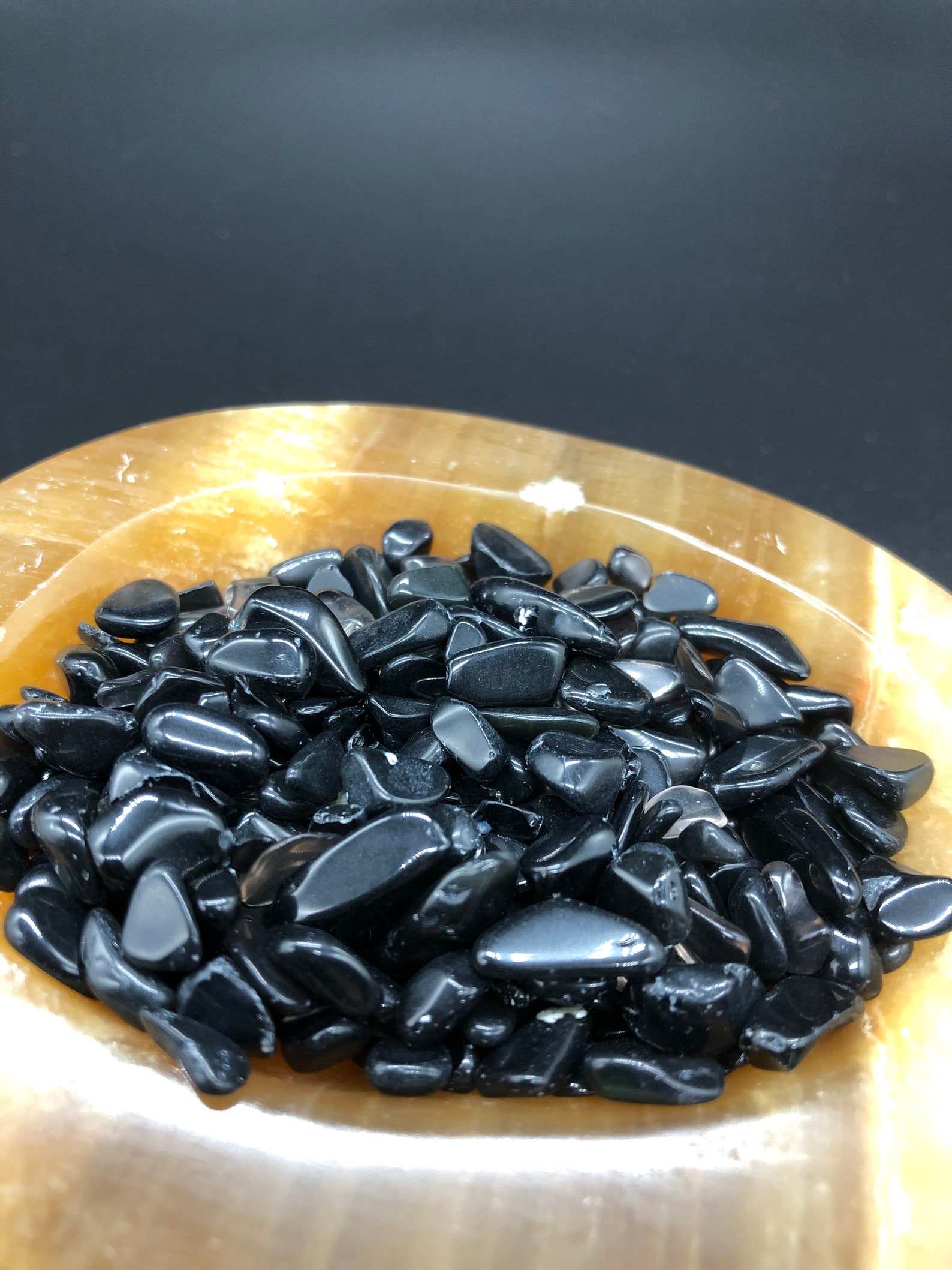 Bulk Black Obsidian Chips 3 Ounce or 1/2 Pound | Etsy