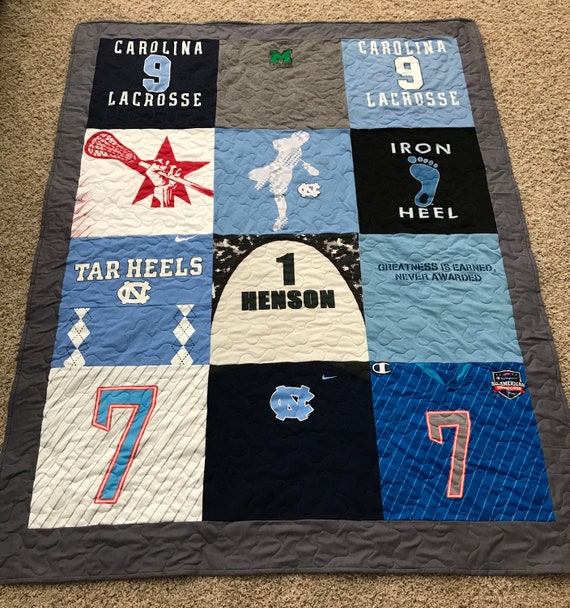 Custom Made DOUBLE SIDED TShirt quilt-Deposit Only | Etsy