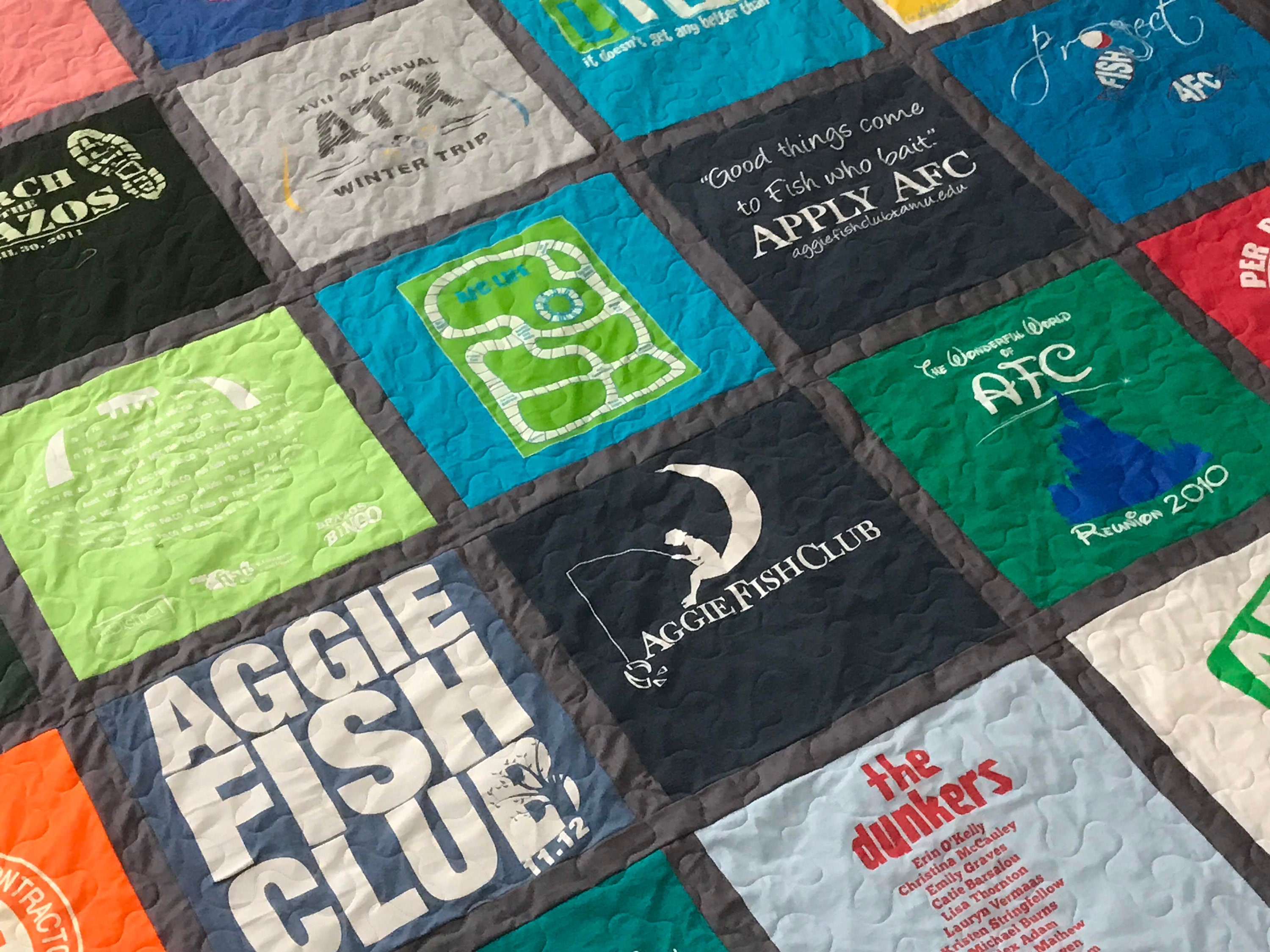 DOUBLE SIDED Custom Made T-shirt Quilt DEPOSIT Only | Etsy