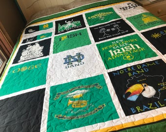 DOUBLE SIDED Tshirt Quilt-custom Made From YOUR Tshirts (deposit) - Etsy