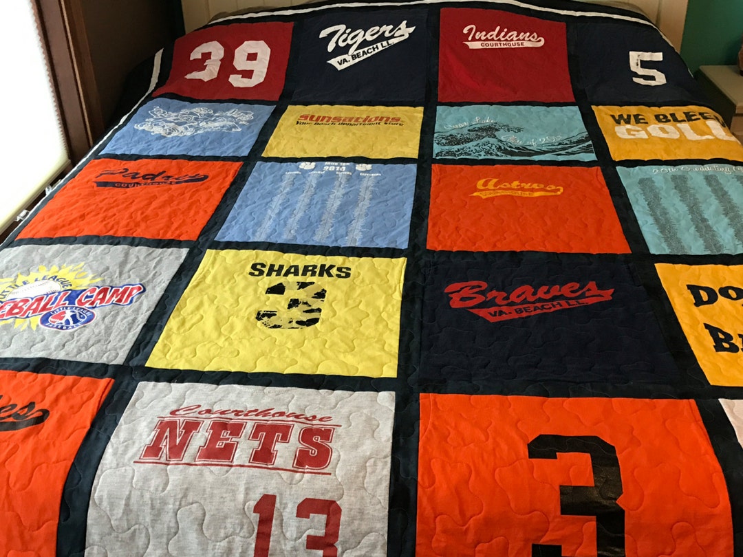 Double Sided Custom Made Tshirt Quilt (deposit) - Etsy