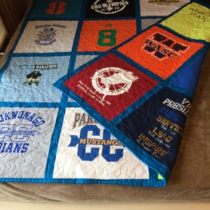 Double Sided Custom Made Tshirt Quilt (DEPOSIT) - Etsy