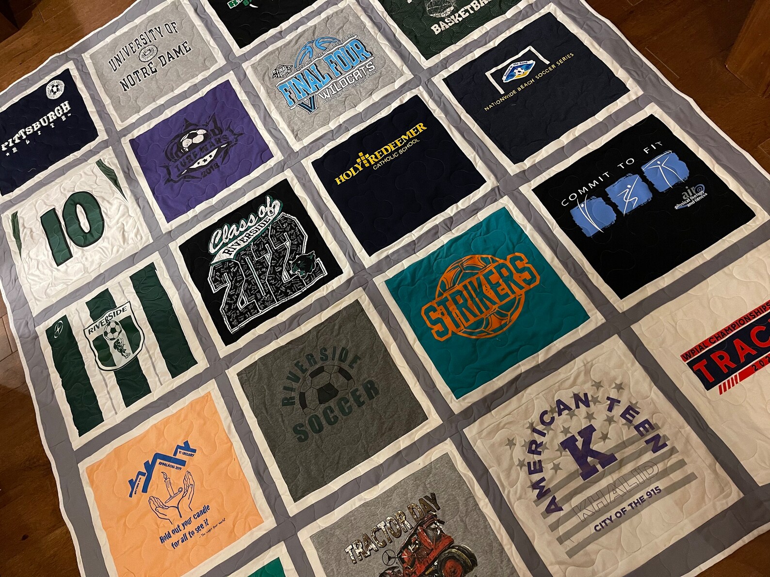 TWICE Framed DOUBLE Sided Custom Made Tshirt Quilt deposit - Etsy