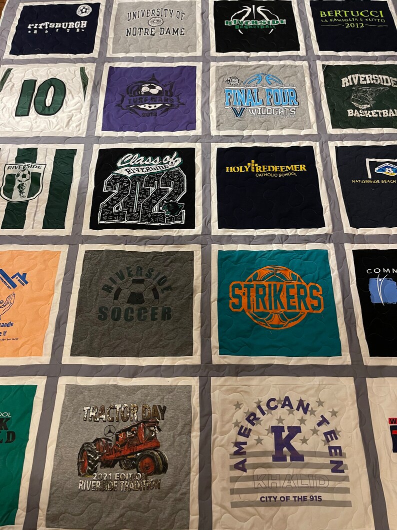 TWICE Framed DOUBLE Sided Custom Made Tshirt Quilt deposit - Etsy