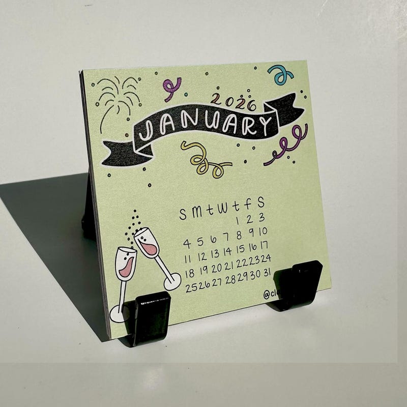 Etsy 2026 Desk Calendar - Etsy