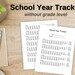 Homeschool Days Tracker | 2 Page Printable Design: PNG & PDF | Editable ...