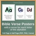 Alphabet Posters With Bible Verses | Printable Designs: PNG & PDF ...