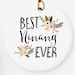 Ninang Ornament / Best Ninang Ever Ornament / Personalized Ninang Gift ...