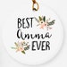 Amma Ornament / Best Amma Ever Ornament / Personalized Amma Gift / Gift ...