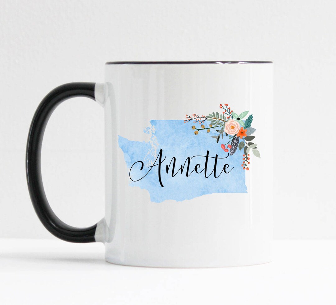 Personalized Washington Mug / Personalized Mug / Washington Gift ...