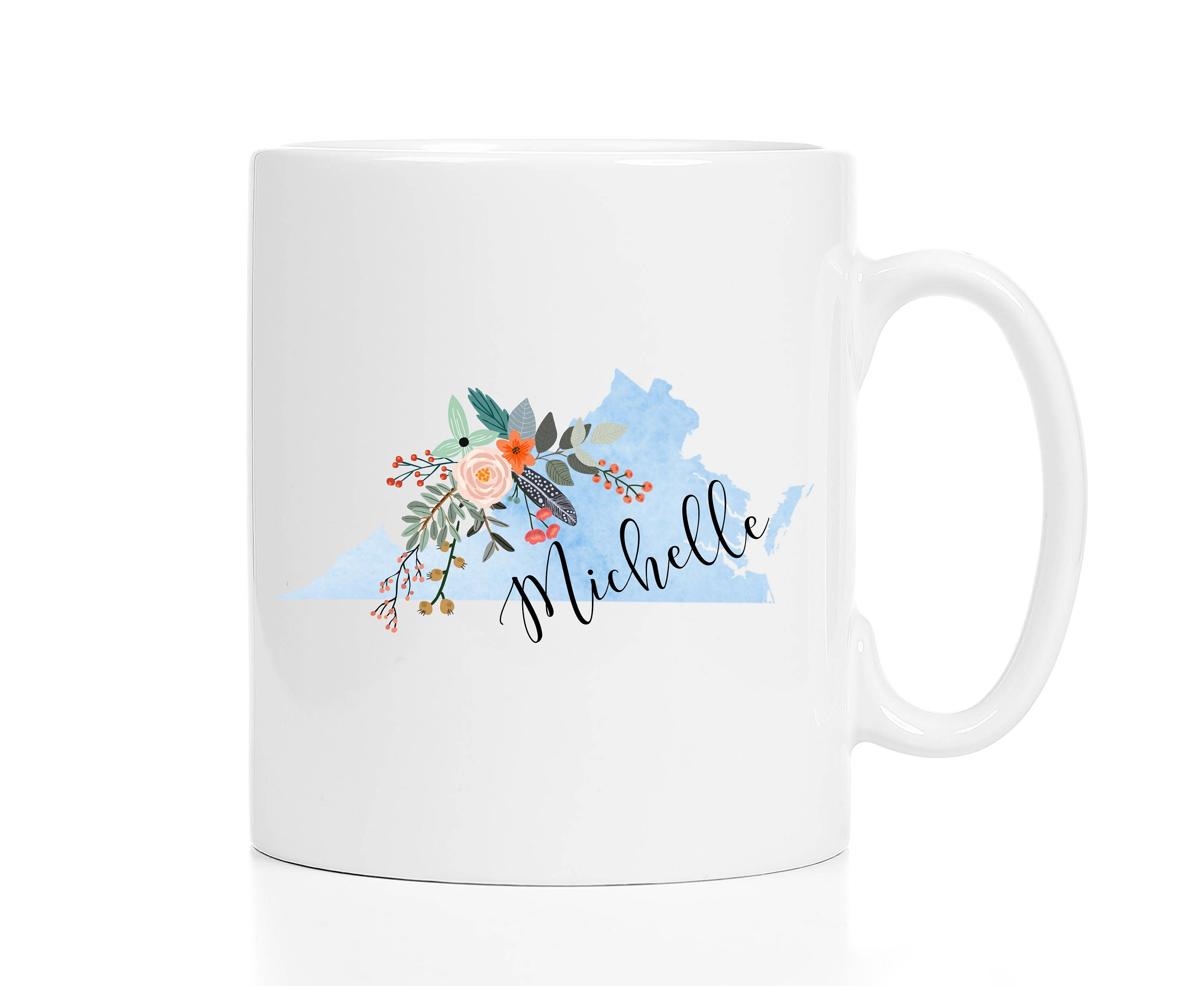 Personalized Virginia Mug / Personalized Mug / Virginia Gift / - Etsy