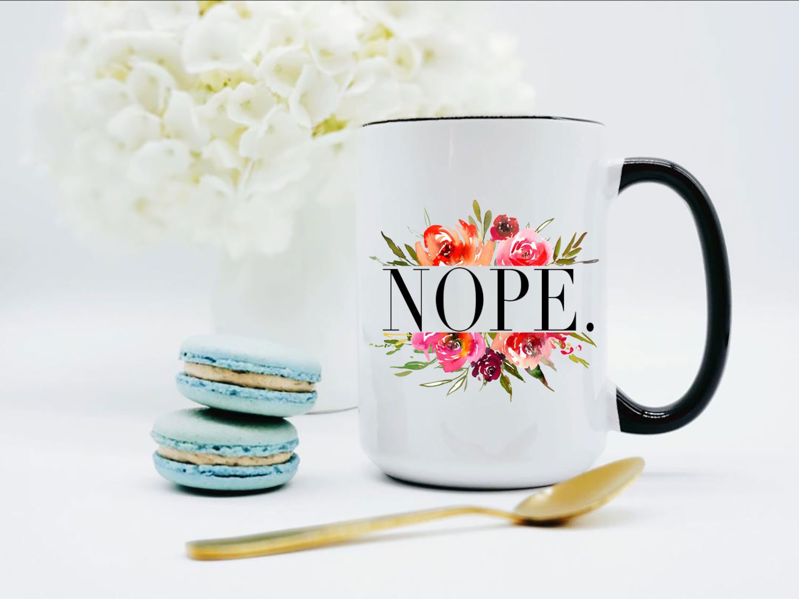 Nope Mug / Nope Coffee Cup / Nope Coffee Mug / Funny Mug / - Etsy