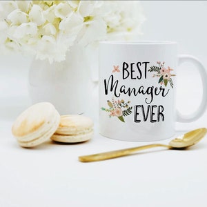 Best Manager Ever Mug / Best Manager Mug / Mug for Manager / Gift for ...
