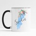 Sweden Mug / Sweden Gift / Personalized Germany Mug / Sweden Map Mug ...