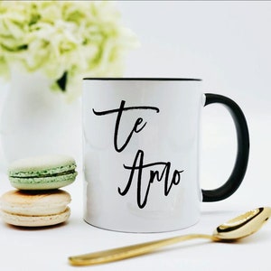 Te Amo Mug / Spanish Mug / Christmas Gift for Girlfriend / Christmas ...