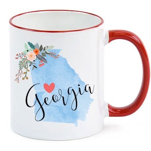 Georgia Mug / Personalized Georgia Gift / Georgia Cup /georgia Coffee ...