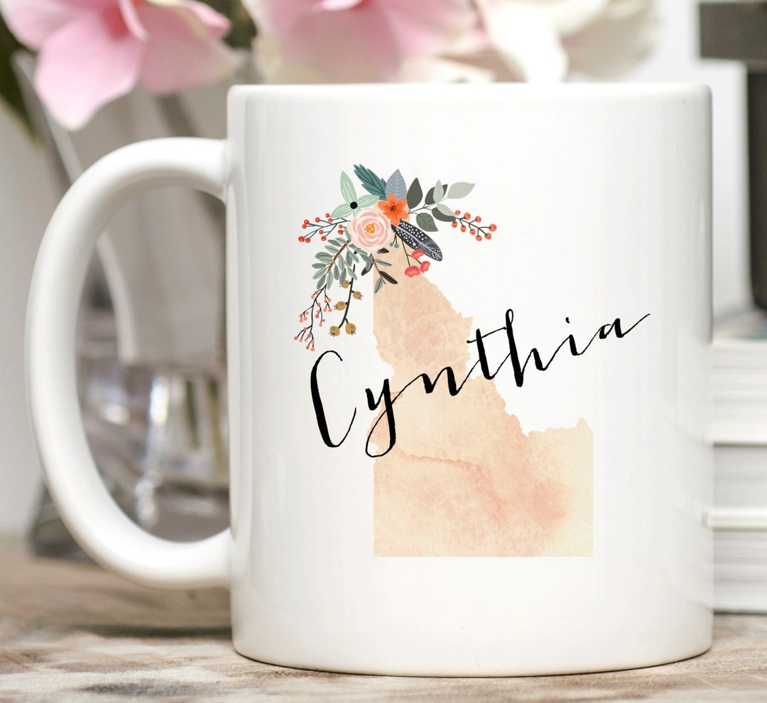 Indiana Mug / Personalized Mug / Custom State Mug / Friend Gift ...