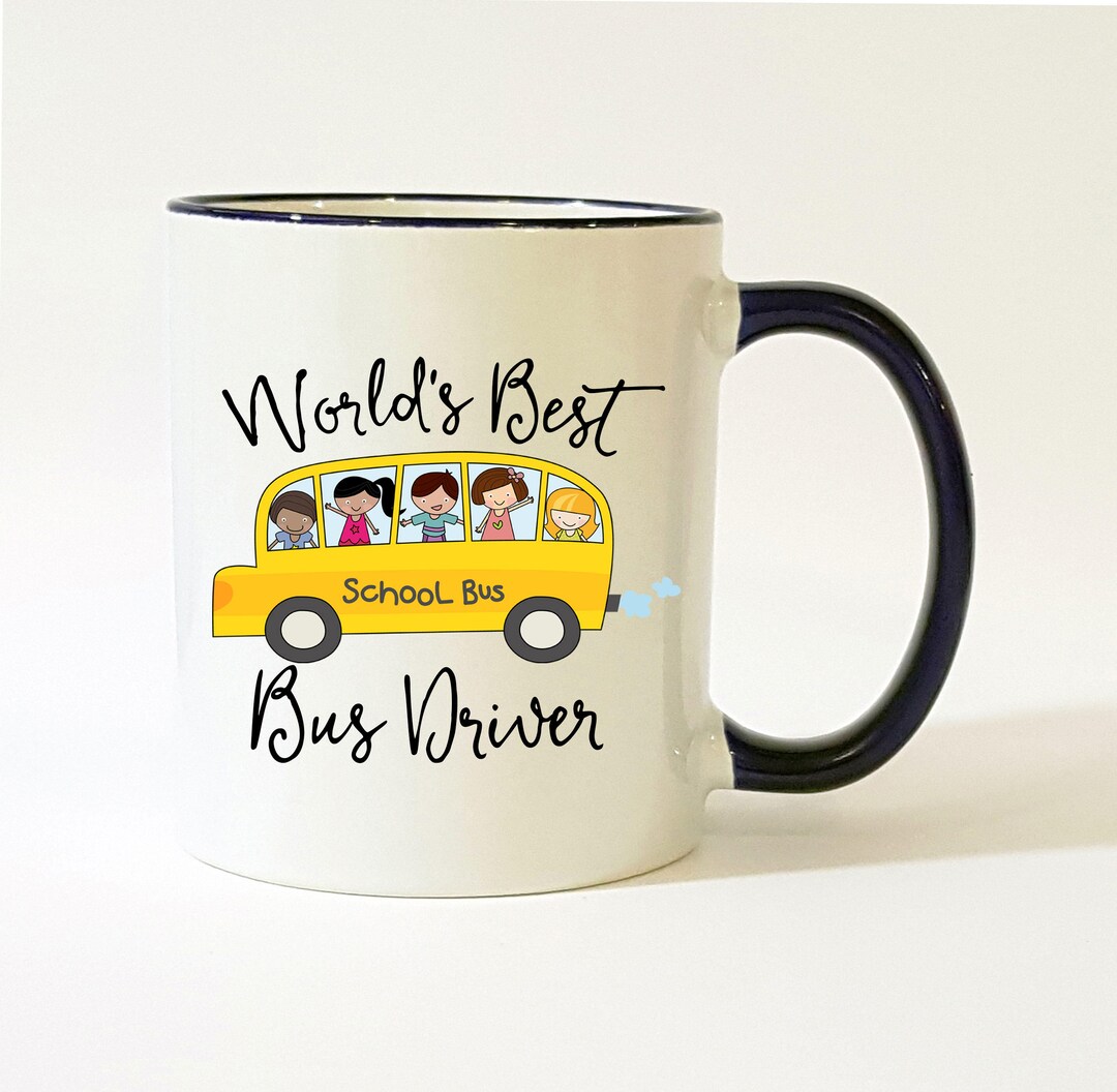 World's Best Bus Driver Mug / Personalize It! / 11 or 15 Oz / Bus ...