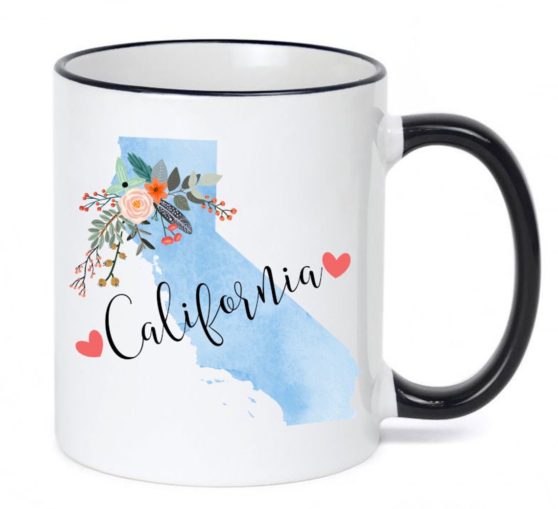 California Mug / Personalized California Gift / California Cup - Etsy