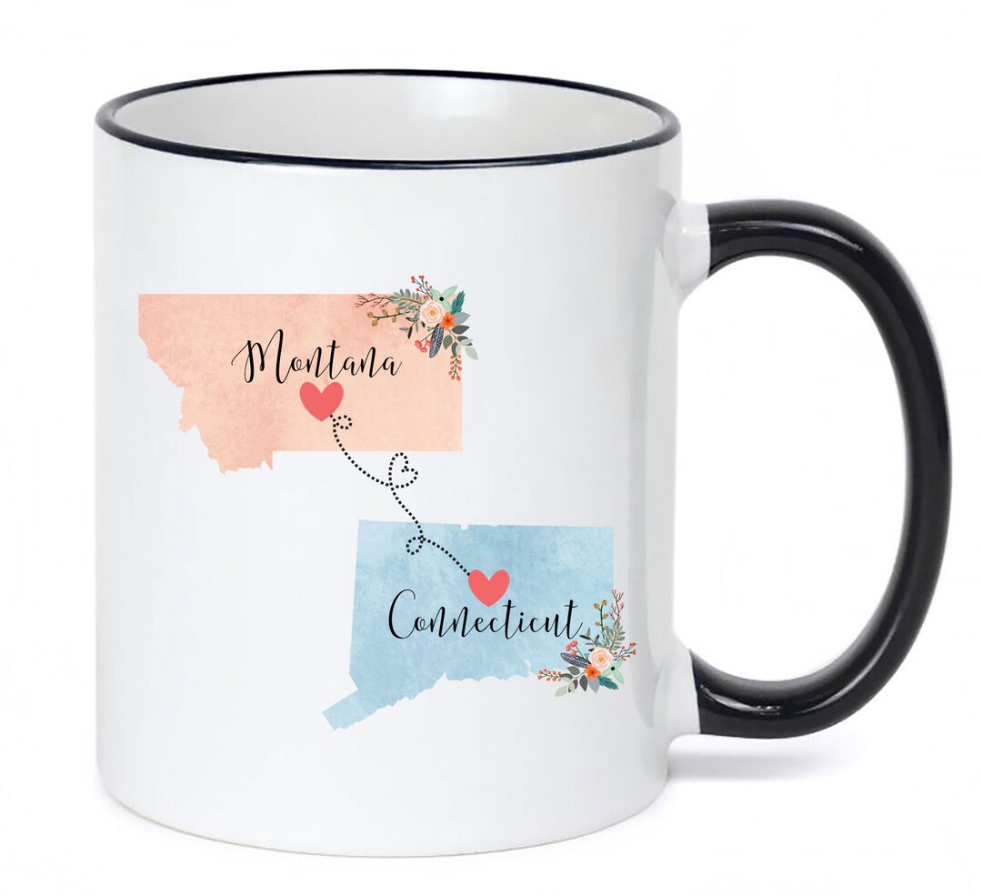 Connecticut Montana Mug / Montana Connecticut Mug / Connecticut to ...