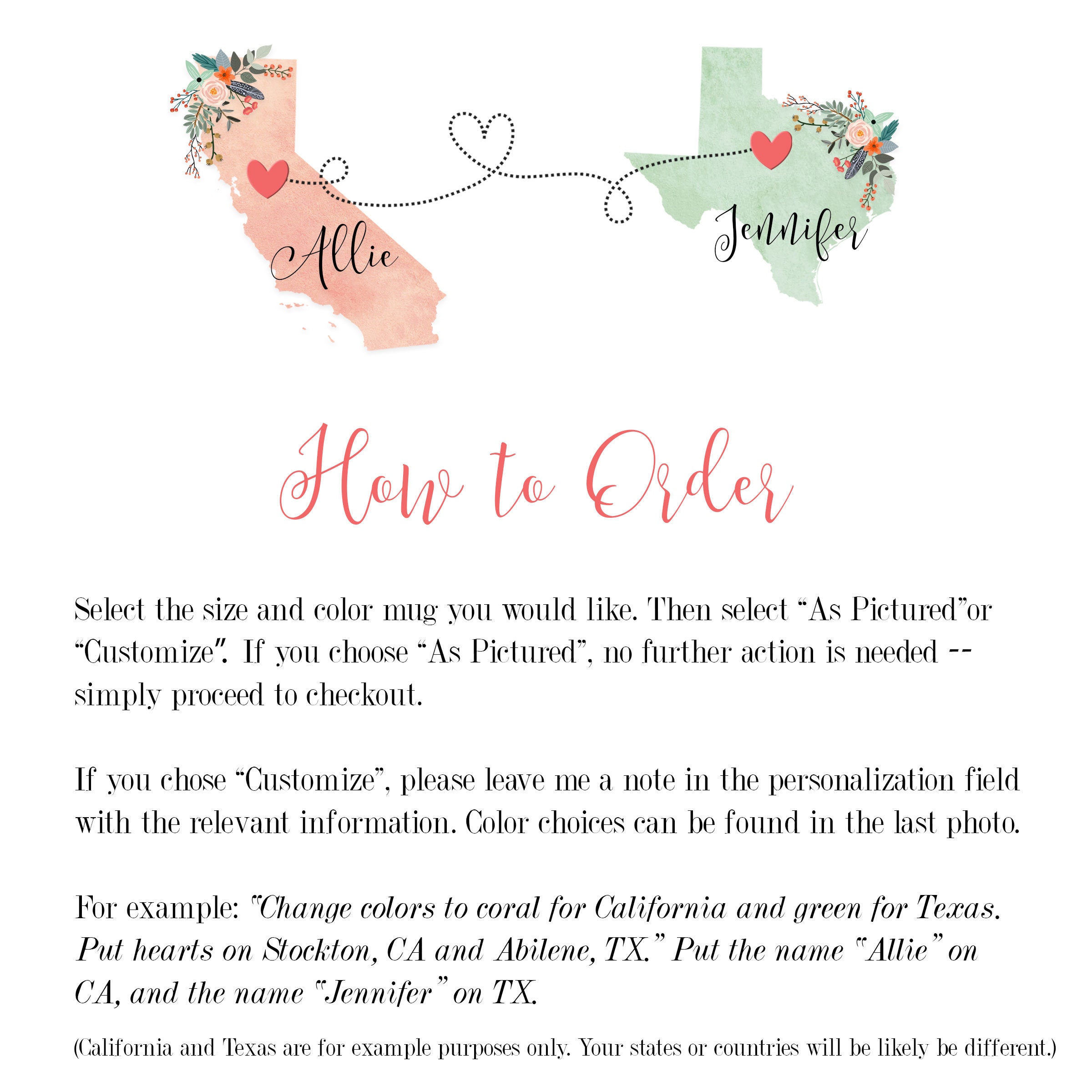 New York Arizona Mug / Arizona New York Mug / New York to Arizona Gift ...