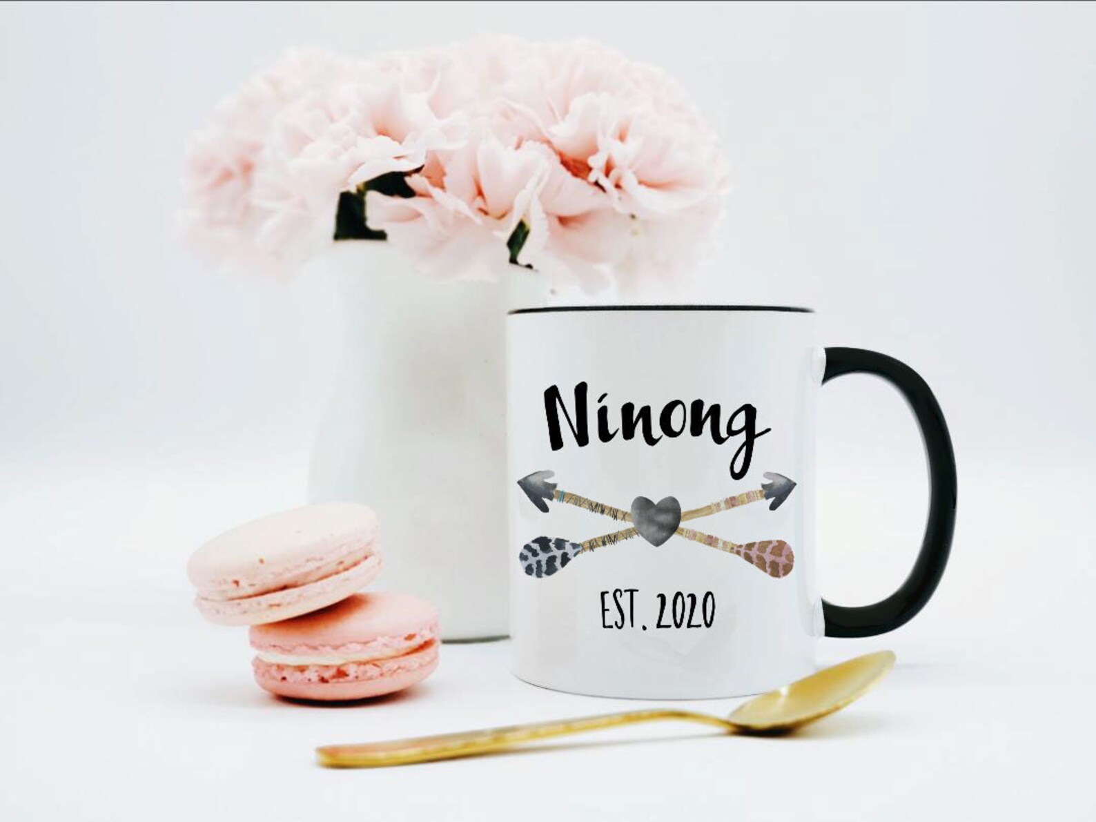 Ninong Est 2020 Mug / New Ninong Mug / Pregnancy Reveal Gift / | Etsy