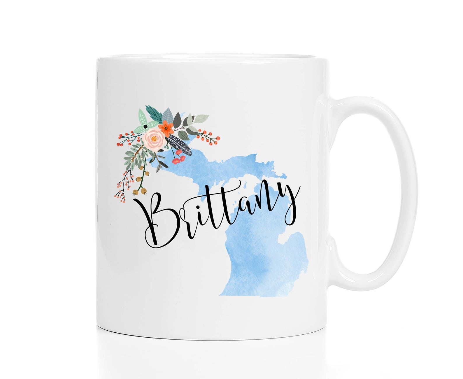 Michigan Mug / Personalized Mug / Custom State Mug / Friend - Etsy