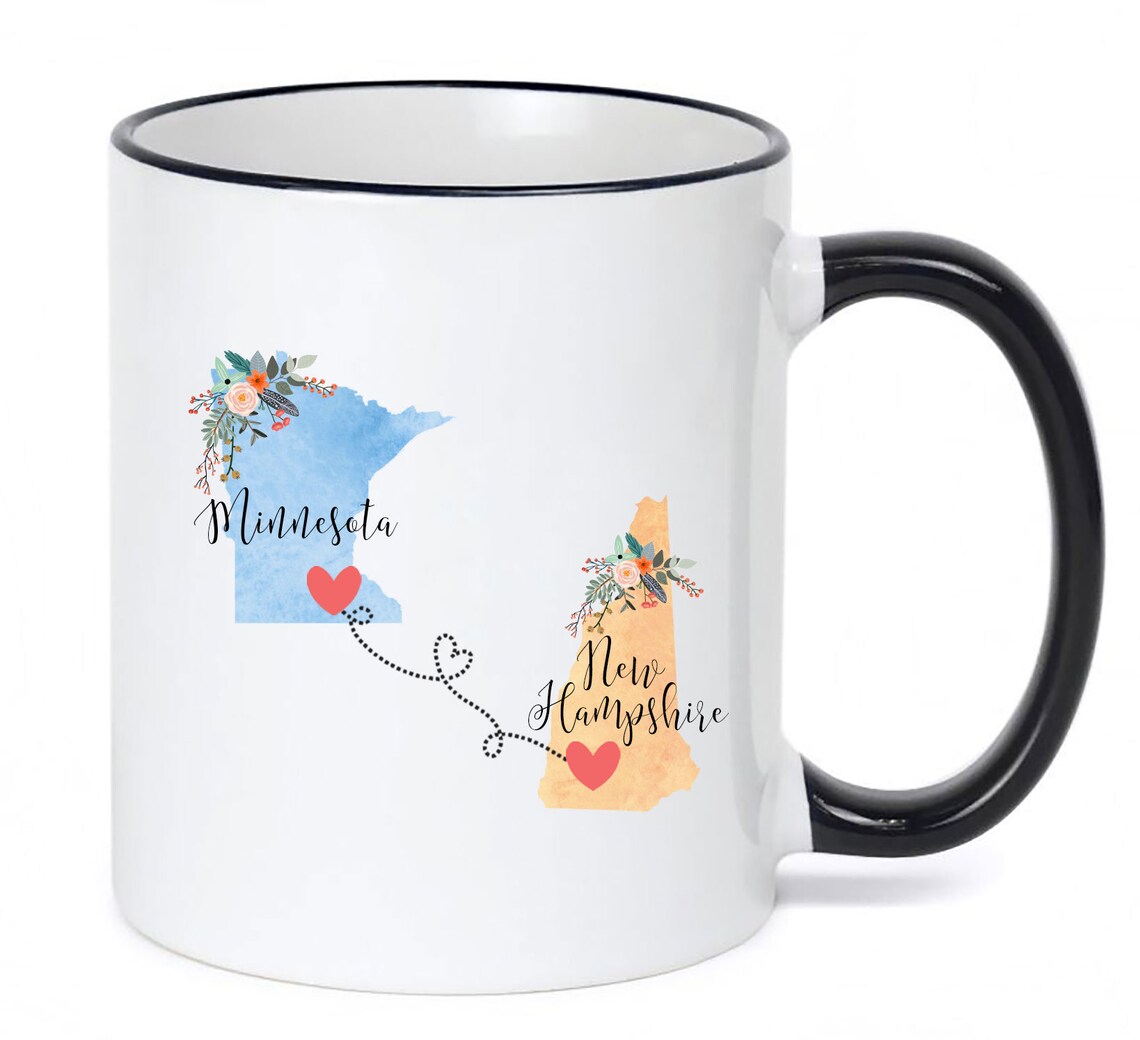 Minnesota New Hampshire Mug / New Hampshire Minnesota Gift / - Etsy
