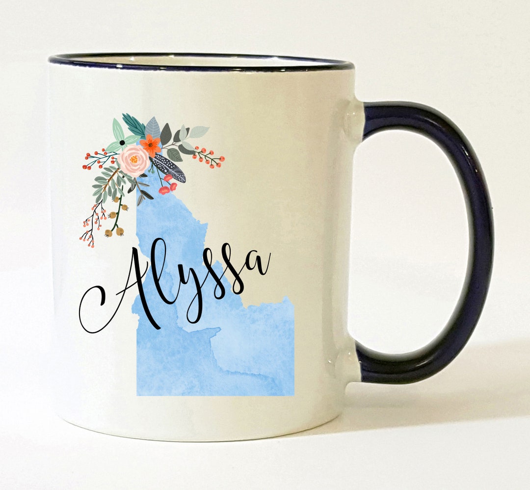 Idaho Mug / Personalized Mug / Custom State Mug / Friend Gift / Idaho ...