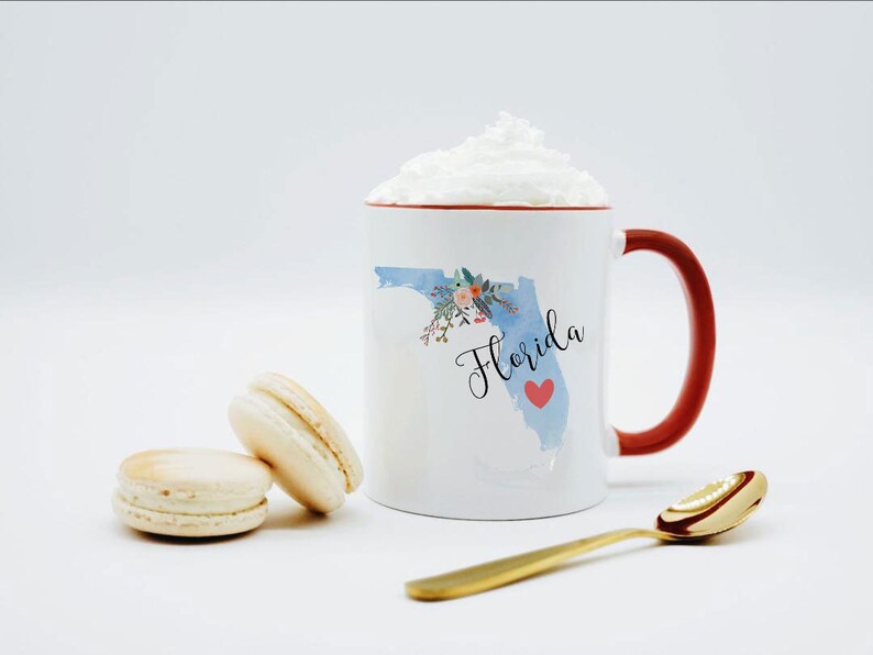 Florida Mug / Personalized Florida Gift / Florida Cup / Florida Coffee ...