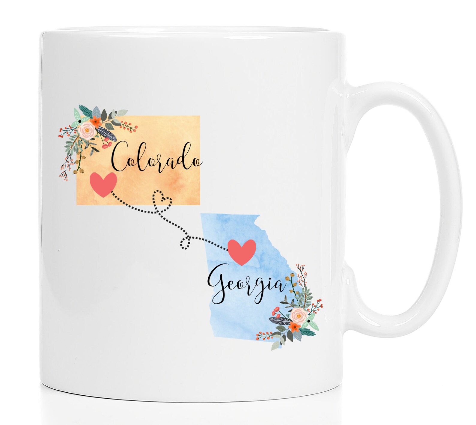 Colorado Georgia Mug / Georgia Colorado Mug / Georgia to | Etsy