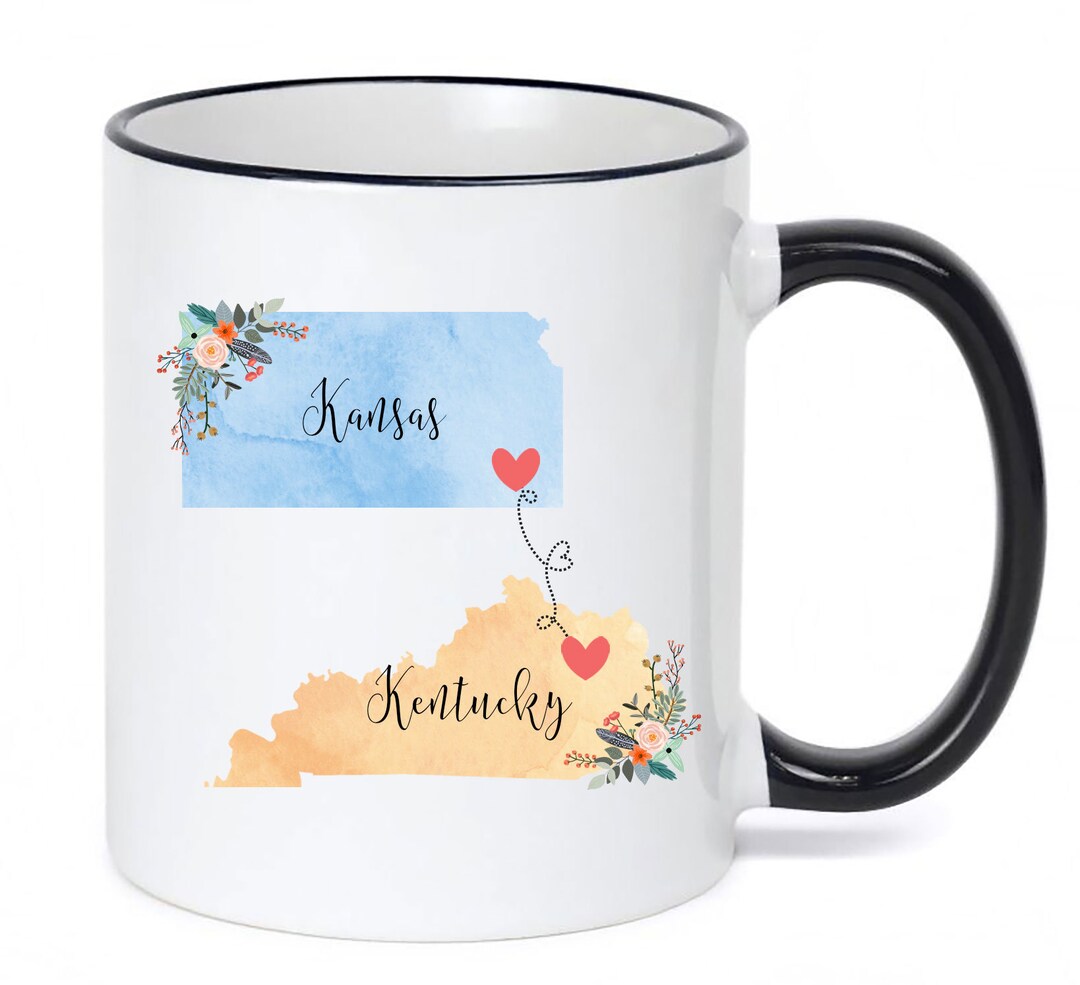 Kansas Kentucky Mug /kentucky Kansas Mug / College Student Gift/going ...