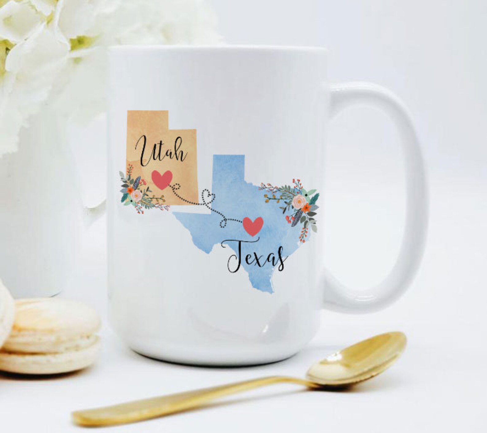 Texas Utah Mug / Utah Texas Mug / Destination Mug / Texas to | Etsy