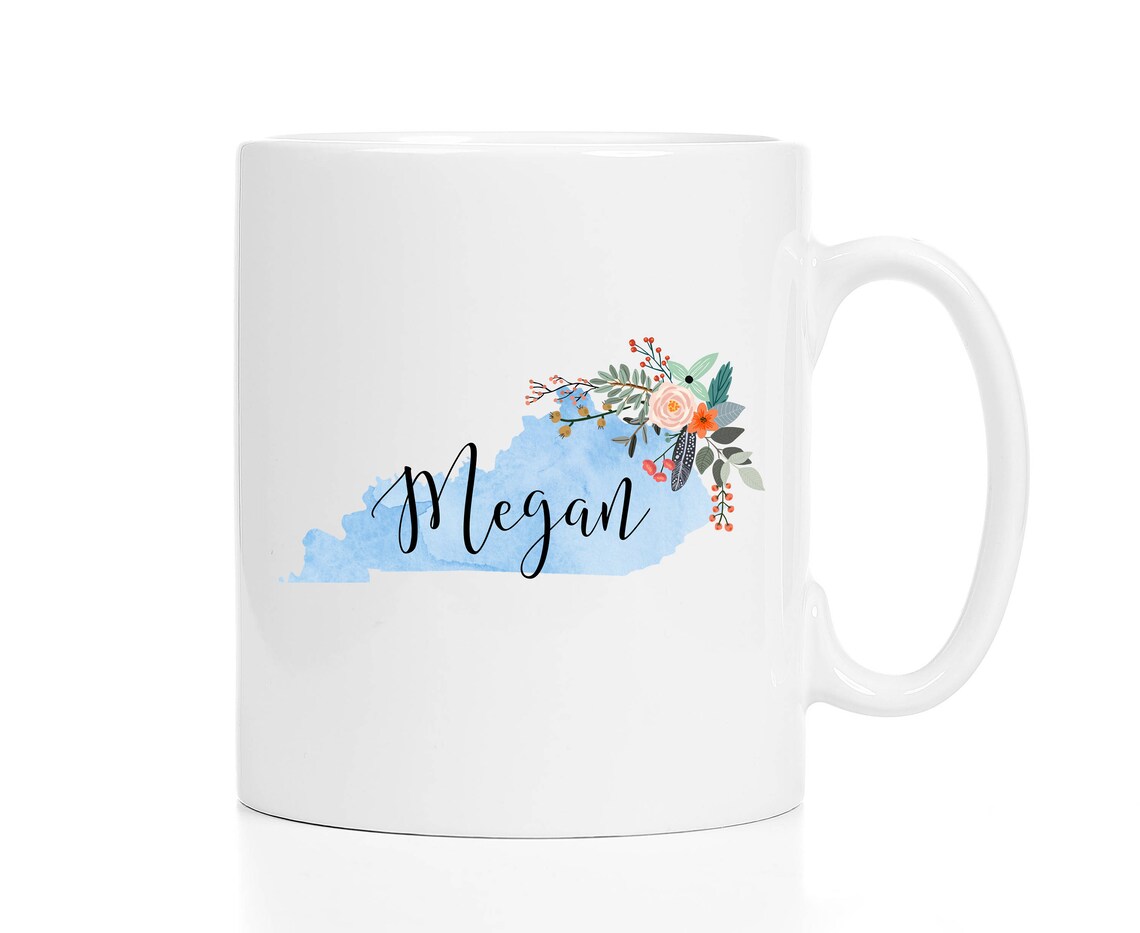 Kentucky Mug / Personalized Mug / Custom State Mug / Friend Gift ...