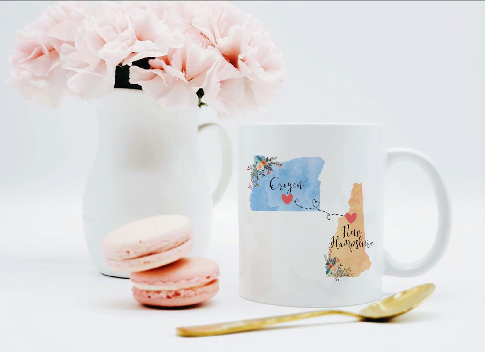 Oregon New Hampshire Mug / New Hampshire Oregon Mug / Oregon - Etsy