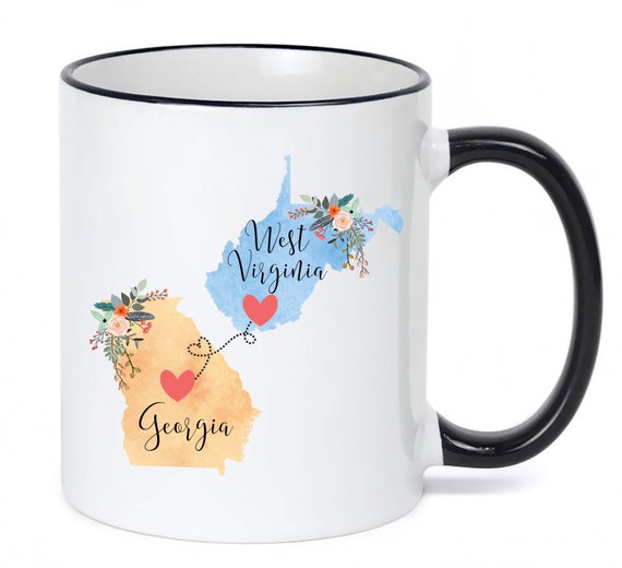 Georgia West Virginia Mug / West Virginia Georgia Mug / | Etsy