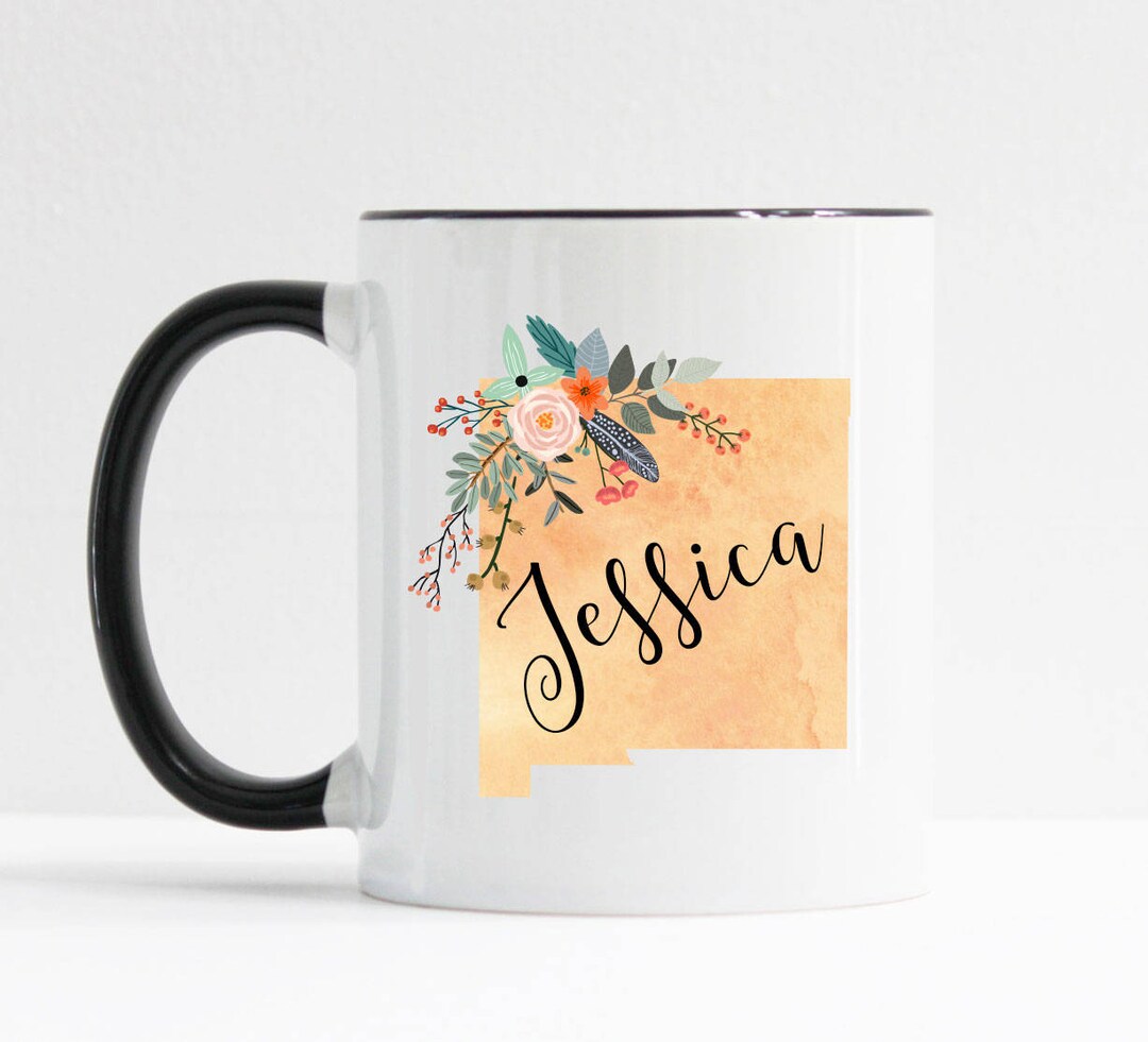 New Mexico Mug / Personalized Mug / Custom State Mug / Friend Gift ...