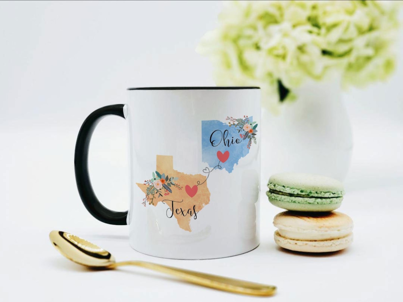 Texas Ohio Mug / Ohio Texas Mug / Ohio to Texas Gift / Texas - Etsy