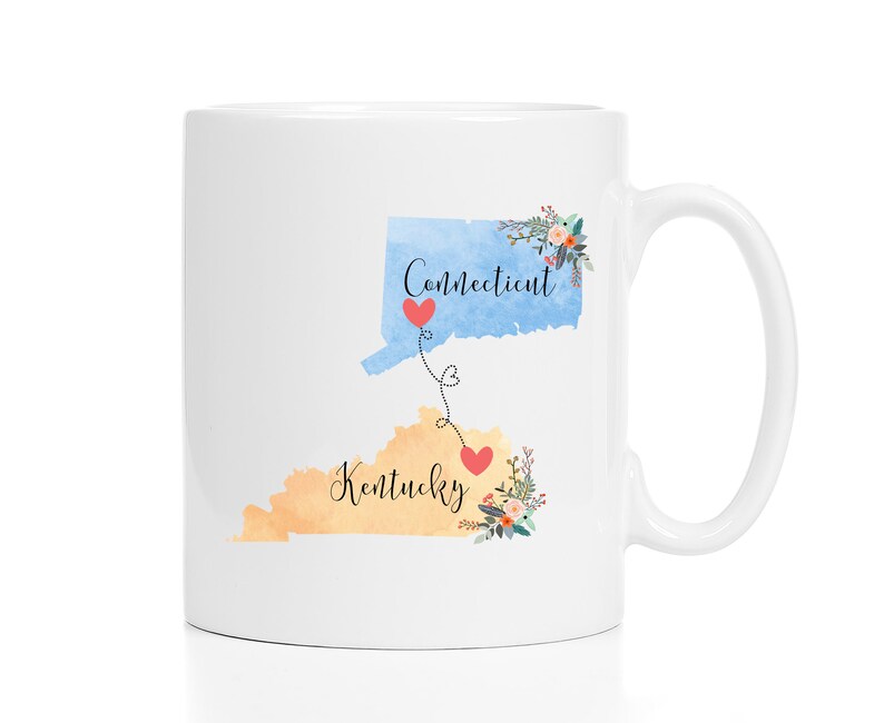 Connecticut Kentucky Mug /kentucky Connecticut Mug / College Student ...