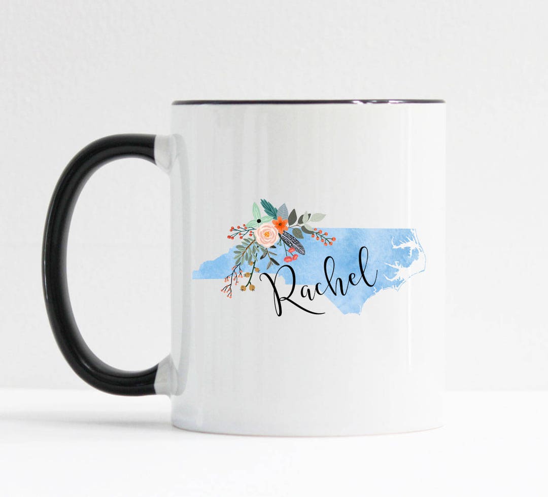 Personalized North Carolina Mug / Personalized Mug / North Carolina ...