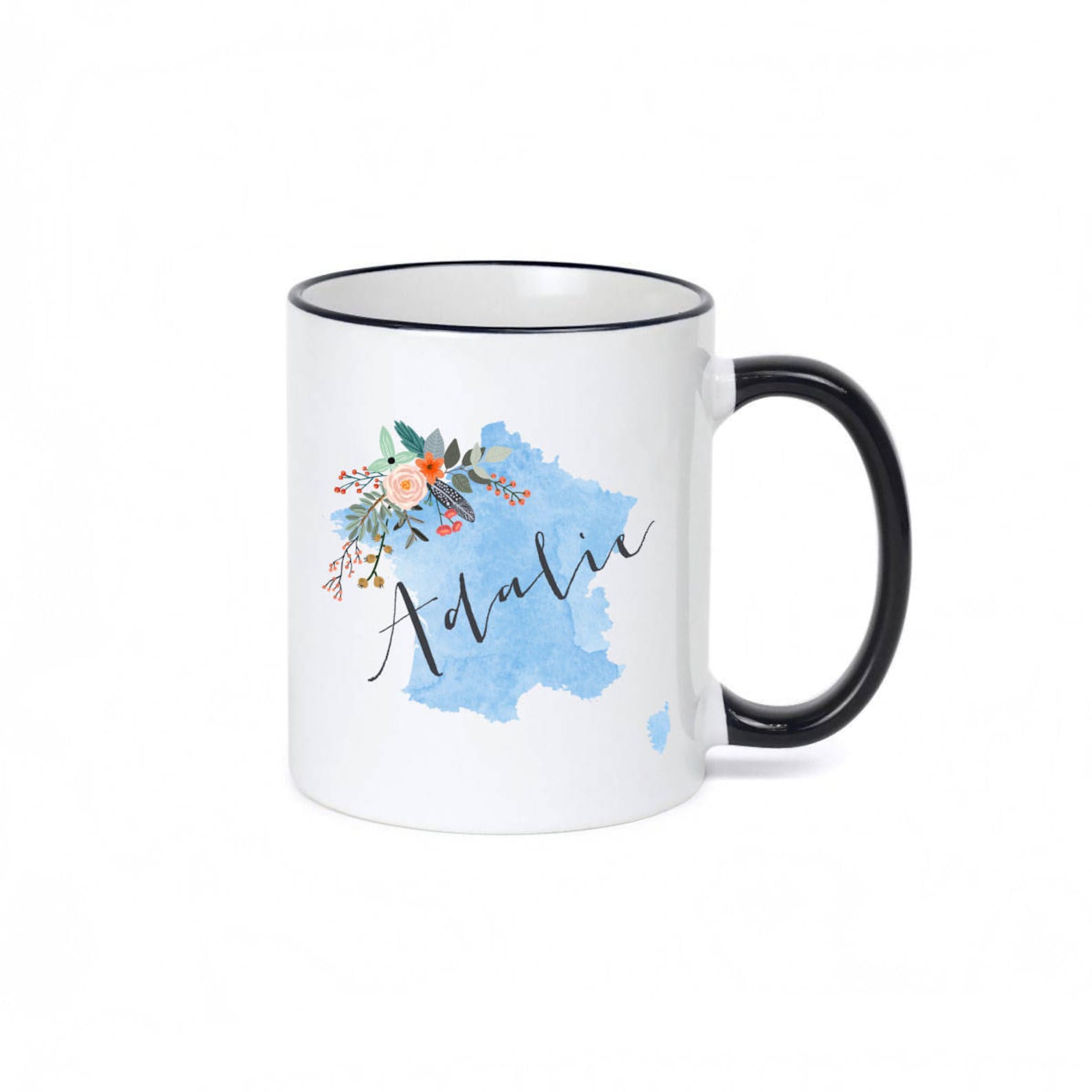 France Mug / Francophile Gift / Personalized France Mug / | Etsy