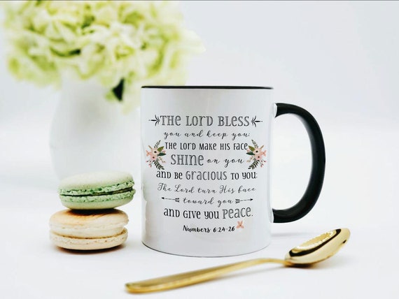 The Lord Bless You Mug / Christian Mug / Catholic Mug / | Etsy