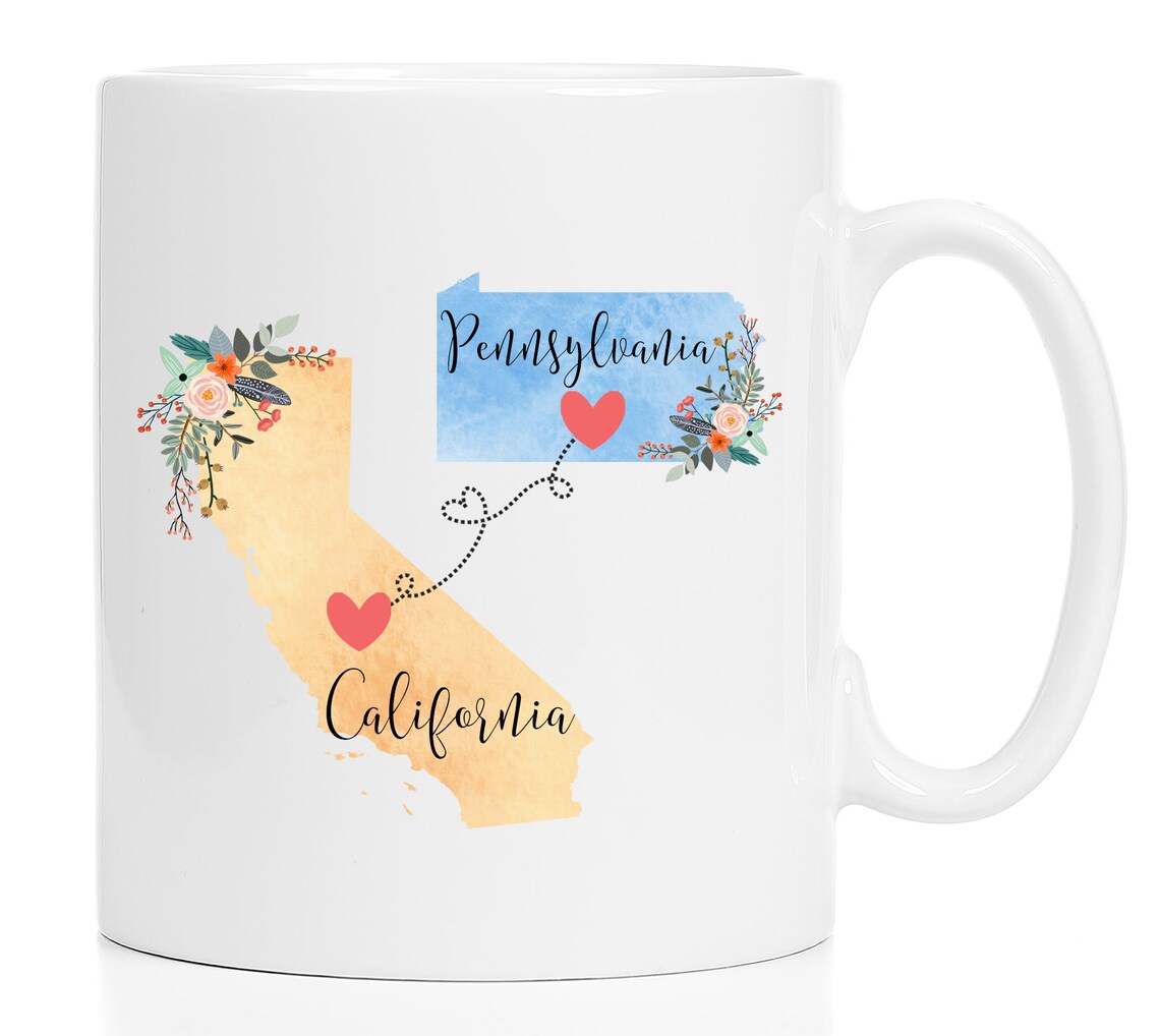 California Pennsylvania Mug / Pennsylvania California Mug / | Etsy