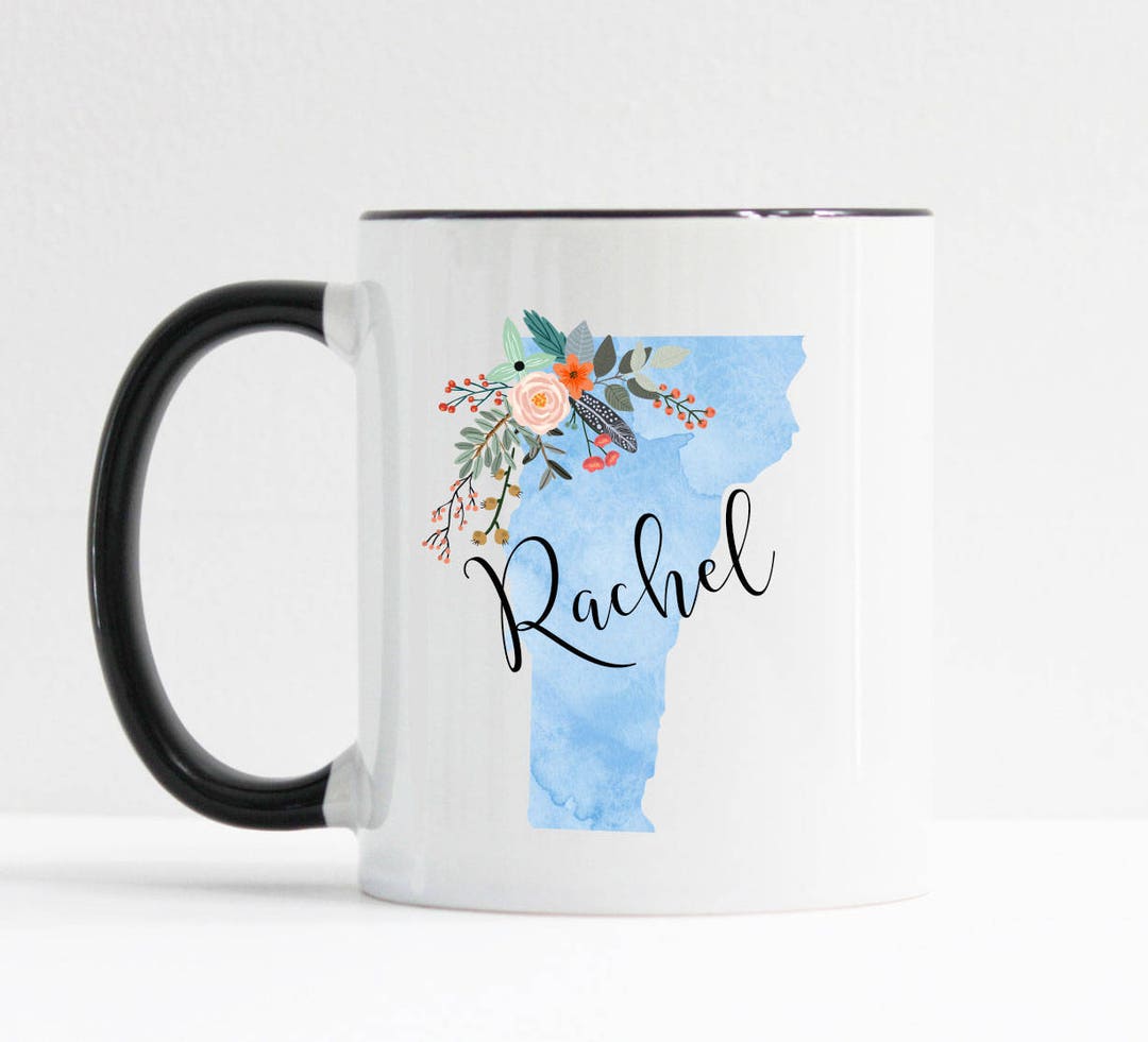 Personalized Vermont Mug / Personalized Mug / Vermont Gift / History ...