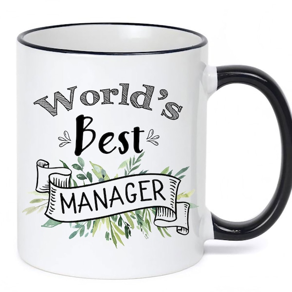 Worlds Best Manager Mug - Etsy