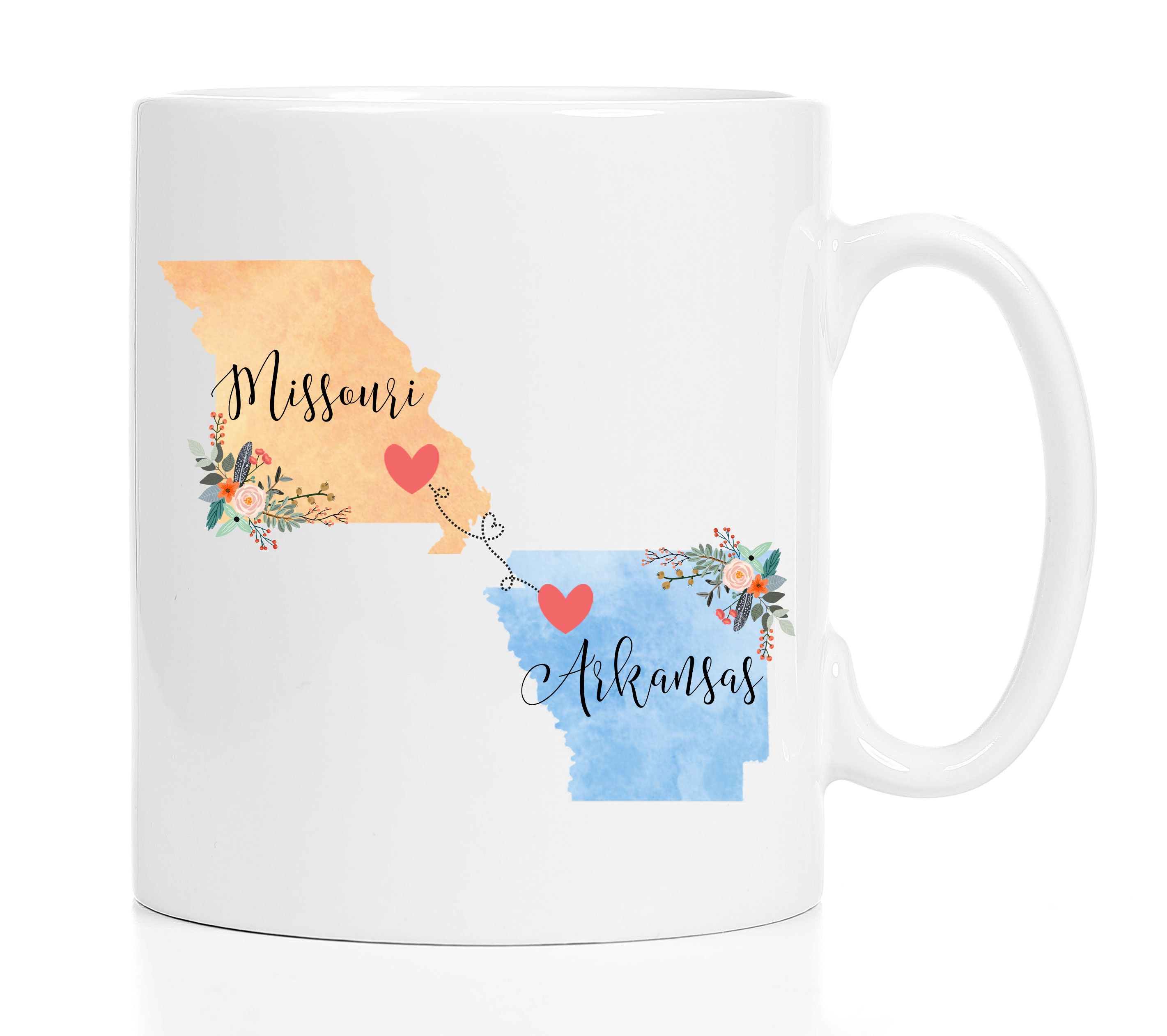 Missouri Arkansas Mug / Arkansas Missouri Mug / Arkansas - Etsy UK