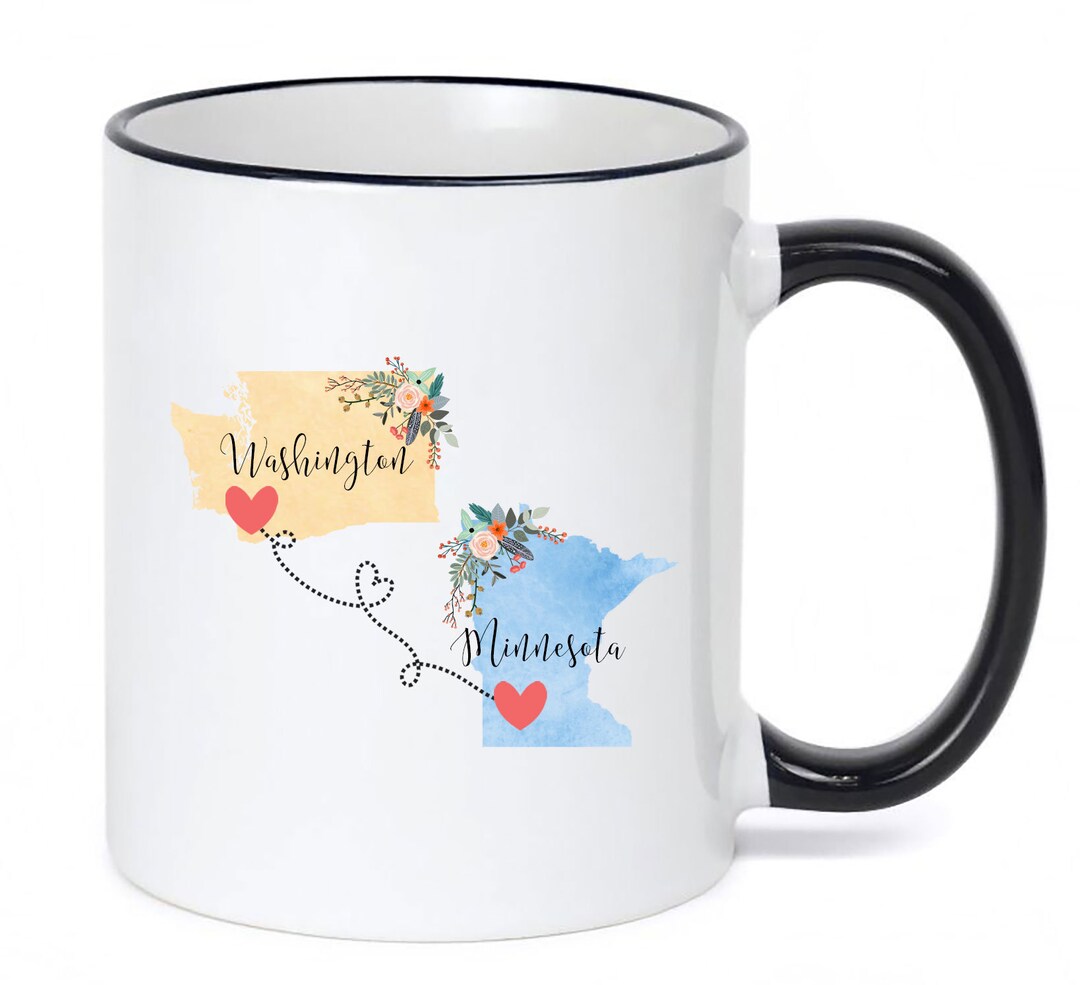 Minnesota Washington Mug / Washington Minnesota Mug / Minnesota to ...
