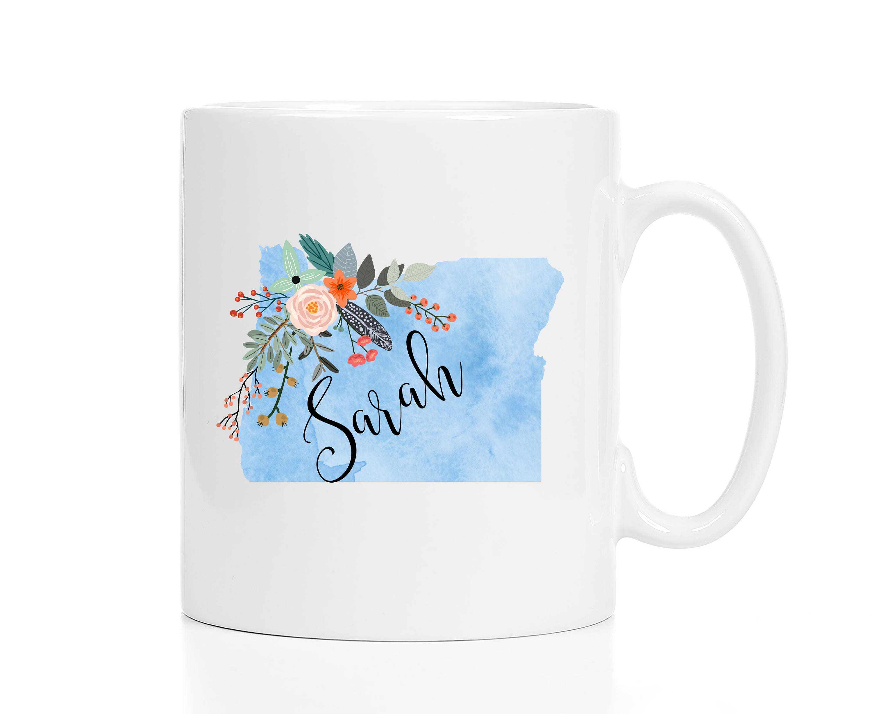 Personalized Oregon Mug / Personalized Mug / Oregon Gift / - Etsy