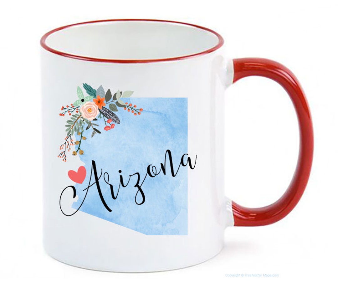 Arizona Mug / Personalized Arizona Gift / Arizona Cup / Arizona Coffee ...